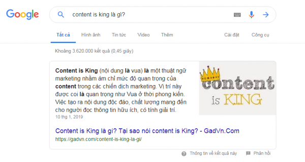 Snippet là gì? Cách tối ưu tạo snippet cho bài viết - GadVn.Com