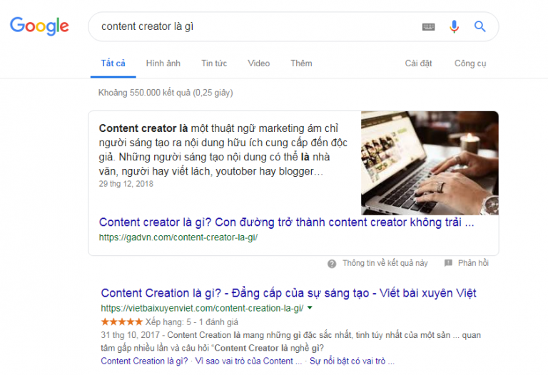 Snippet là gì? Cách tối ưu tạo snippet cho bài viết - GadVn.Com